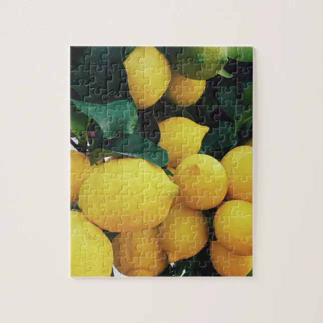 Lemon fruit tree jigsaw puzzle | Zazzle