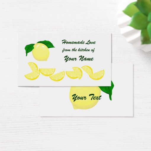 Lemon Gift Tag | Zazzle