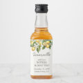 Lemon Grove Italian Wedding Limoncello Favor Liquor Bottle Label | Zazzle