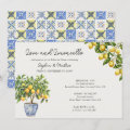 Lemon Grove Love and Limoncello Rehearsal Dinner Invitation | Zazzle
