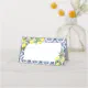 Lemon Mediterranean Blank Food Label or Place Card | Zazzle
