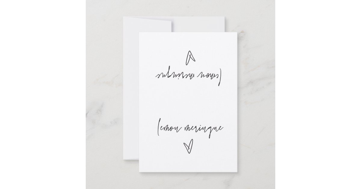 Lemon Meringue Food Label Tent Card | Zazzle