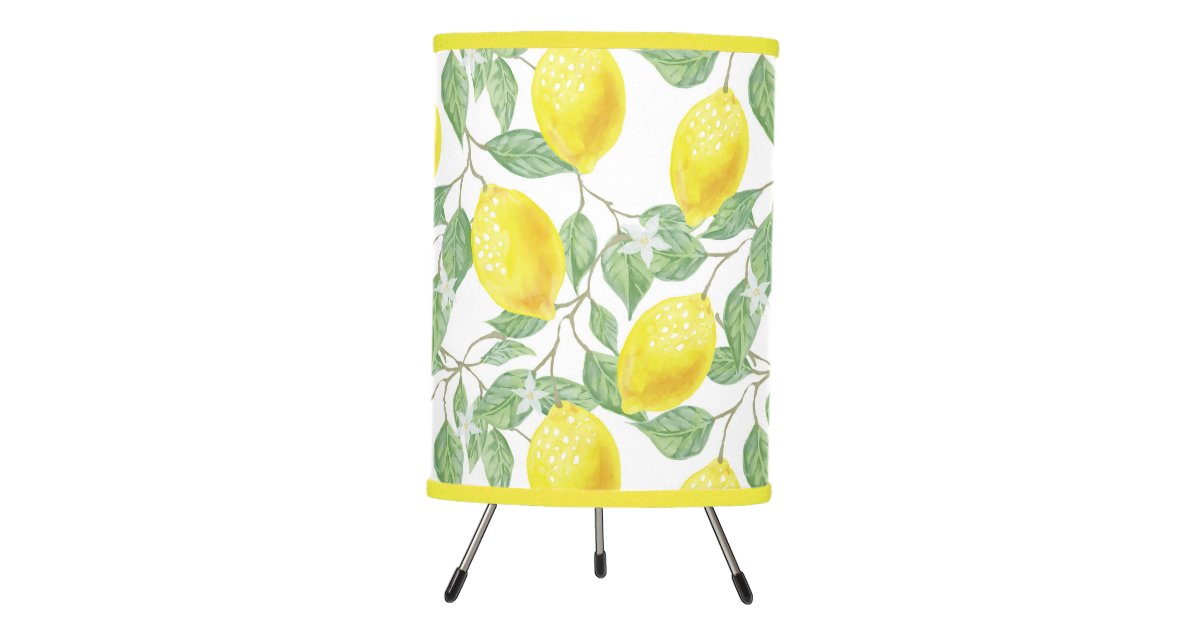 Lemon Pattern Lamp | Zazzle