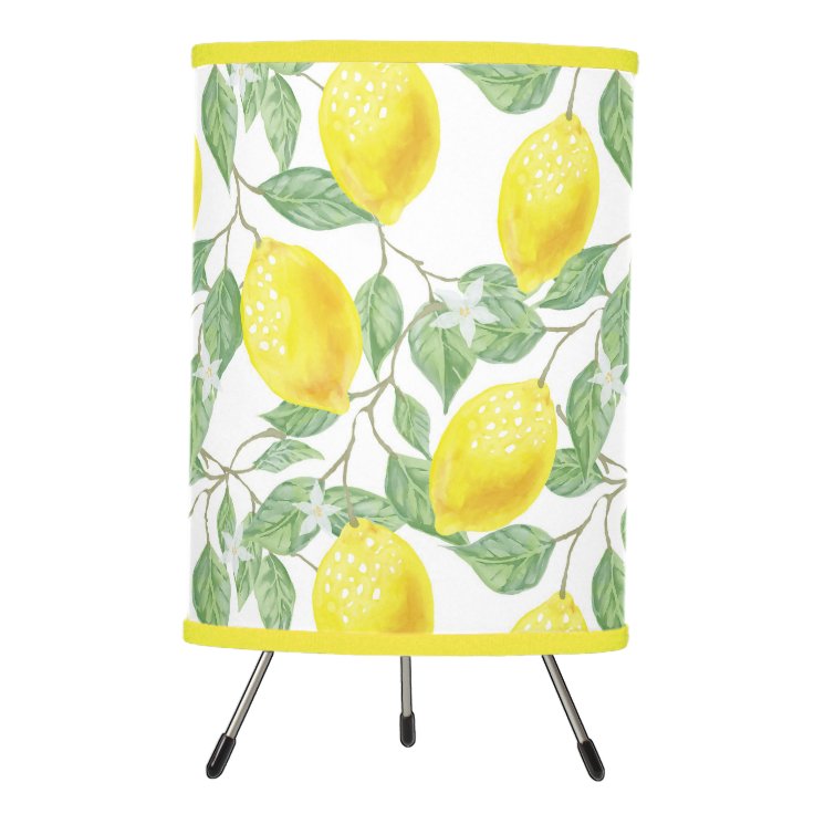 Lemon Pattern Lamp | Zazzle