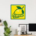 lemon poster | Zazzle