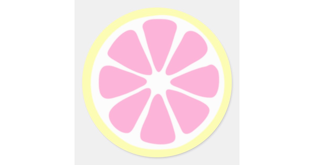 Lemon Slice Sticker | Zazzle