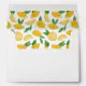 Lemon summer citrus fruit pattern envelope | Zazzle
