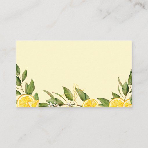 Lemon Summer How Big Is Mommy’s Belly Ticket Enclosure Card | Zazzle