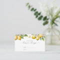 Lemon Summer How Many Lemon Drops Game Enclosure Card | Zazzle
