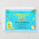 Lemon summer pool party invitation | Zazzle