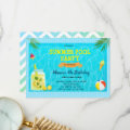 Lemon summer pool party invitation | Zazzle