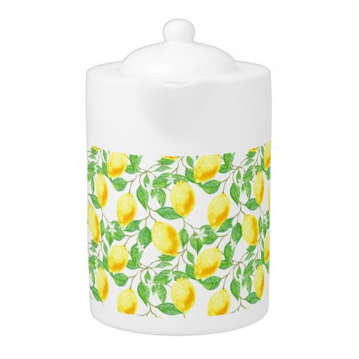 Lemon Tree Teapot | Zazzle