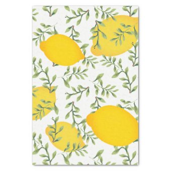 Lemon Tree Tissue Paper | Zazzle
