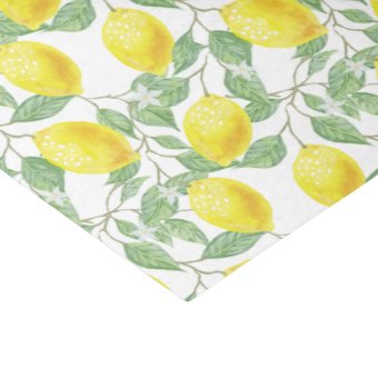 Lemon vine tissue paper | Zazzle