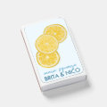 lemon wedding matchboxes | Zazzle