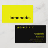 lemonade. business card | Zazzle