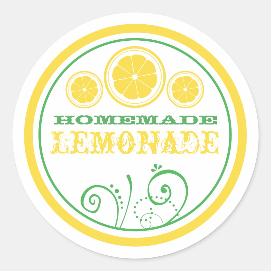Lemonade Stand Logo Stickers | Zazzle