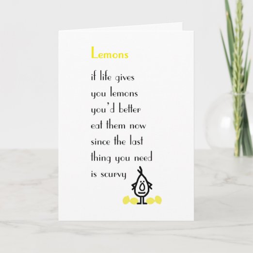 Funny Poem Get Well Cards - Well Wishes Cards | Zazzle