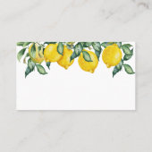 Lemons blank place card | Zazzle