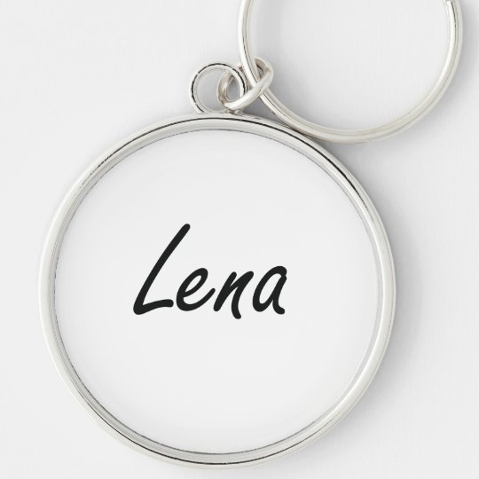 Lena artistic Name Design Keychain | Zazzle.com