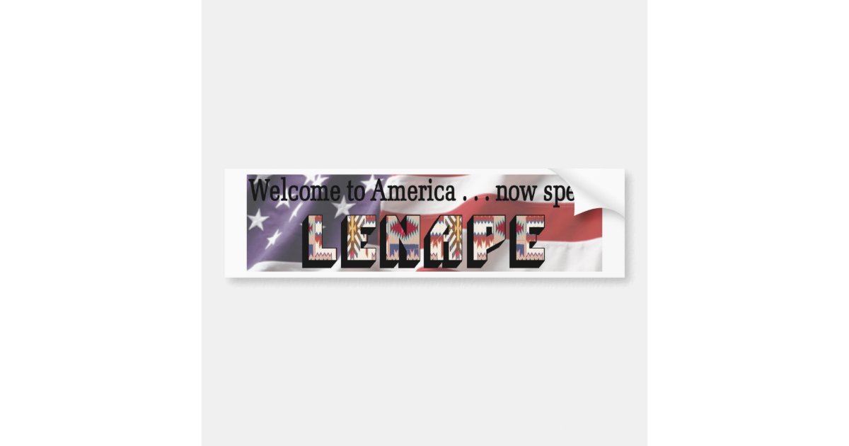 Lenape Bumper Sticker | Zazzle
