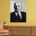 Lenin photo portrait poster | Zazzle