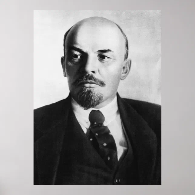 Lenin photo portrait poster | Zazzle