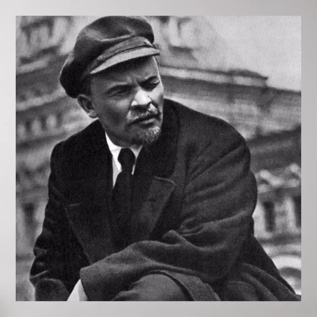 Lenin photo portrait poster | Zazzle