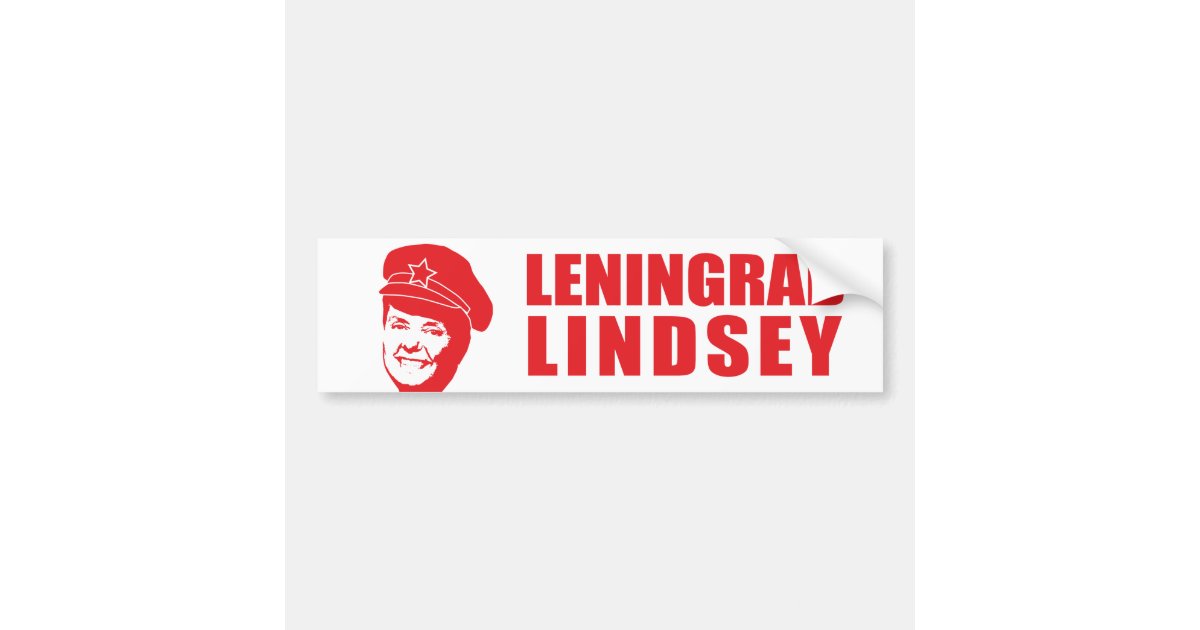 Leningrad Lindsey Bumper Sticker | Zazzle