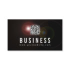 Lens Flare QR Code Consulting Business Card | Zazzle