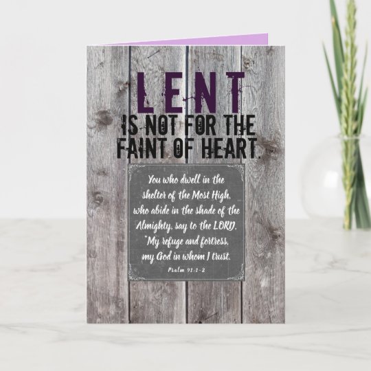 Lent Greeting Card | Zazzle.com