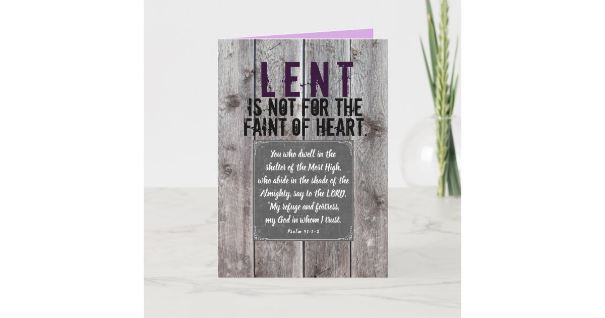 Lent Greeting Card | Zazzle