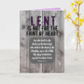 Lent Greeting Card | Zazzle