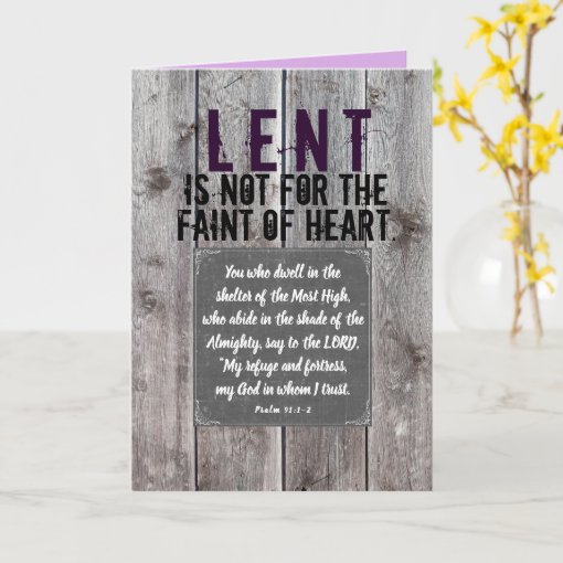 Lent Greeting Card | Zazzle