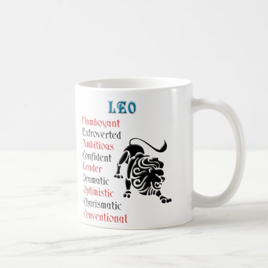 Leo Horoscope Zodiac Sign Coffee Mug | Zazzle.com