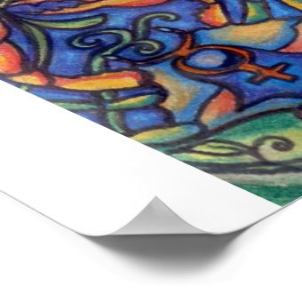 Leo Lion, Calm and Fierce Poster | Zazzle