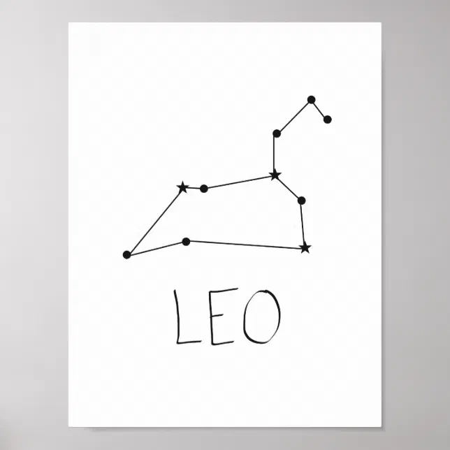 Leo Poster | Zazzle