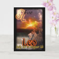 Leo Zodiac Birthday card | Zazzle