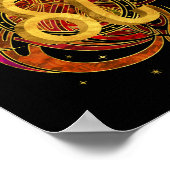 Leo Zodiac Fire element Poster | Zazzle