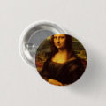 Leonardo Da Vinci Mona Lisa Fine Art Painting Pinback Button | Zazzle
