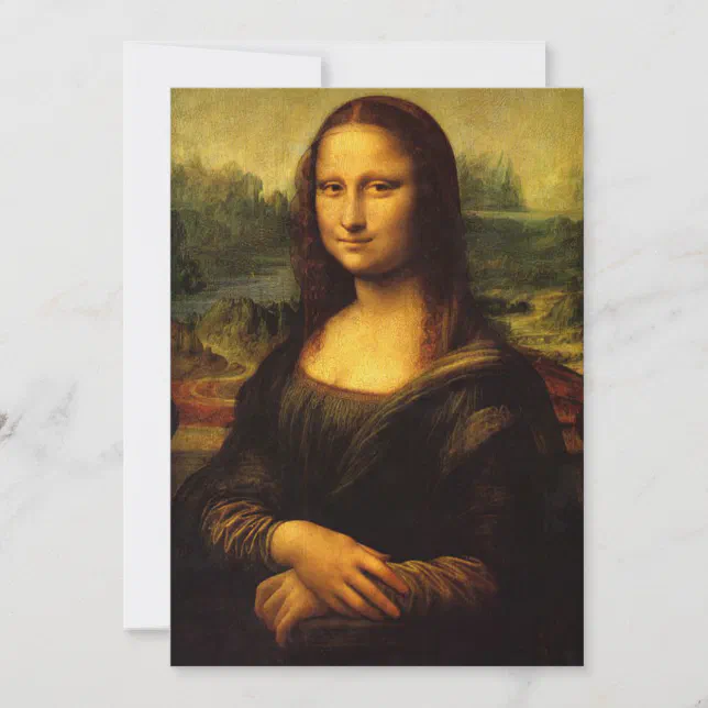 Leonardo da Vinci | Mona Lisa Invitation | Zazzle