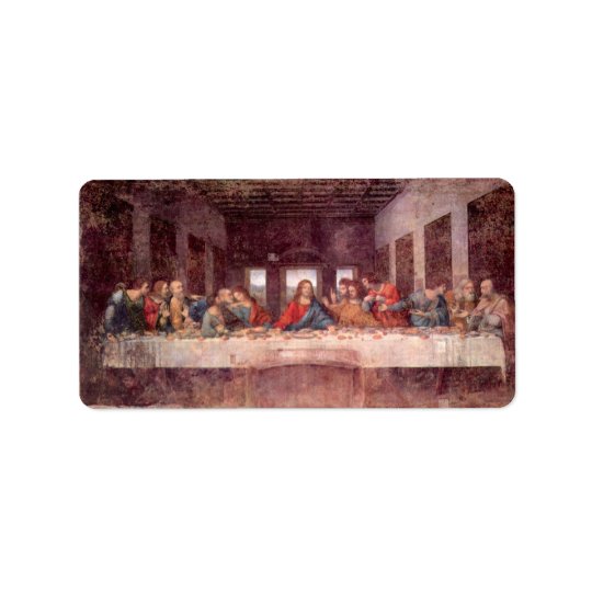Leonardo da Vinci - The Last Supper Label | Zazzle.com