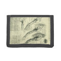 Leonardo da Vinci's Arm and Shoulder Anatomy Trifold Wallet | Zazzle