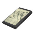 Leonardo da Vinci's Arm and Shoulder Anatomy Trifold Wallet | Zazzle