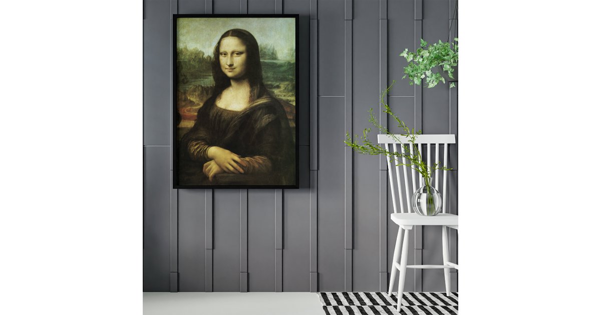 Leonardo da Vinci's Mona Lisa, Renaissance Art Poster | Zazzle