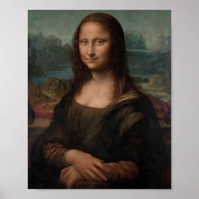 Leonardo da Vinci's Portrait of Mona Lisa Poster | Zazzle