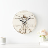 Leonardo DaVinci Vitruvian Clock | Zazzle