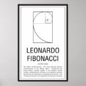 Leonardo Fibonacci Poster | Zazzle