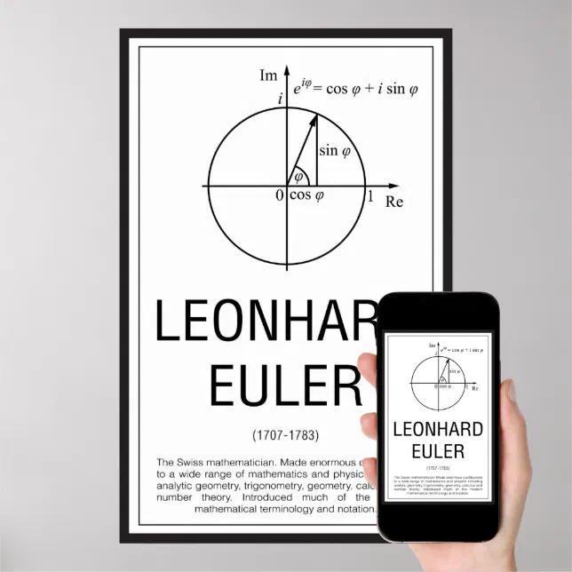 Leonhard Euler Poster | Zazzle
