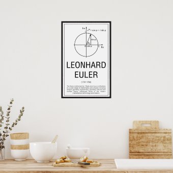 Leonhard Euler Poster | Zazzle